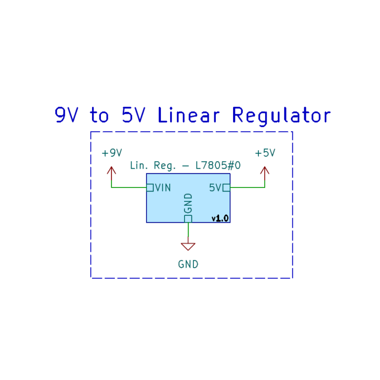 Linear Regulator Module - L7805 for KiCAD — Proto Circuit Labs